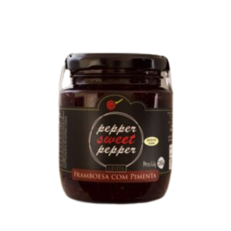 Geleia de Framboesa com Pimenta Pepper Sweeet 280g - Carnes Nobres e Vinhos